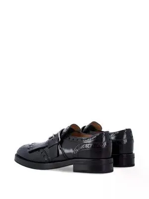 Church's Fringed Buckle Oxford Shoes - Black