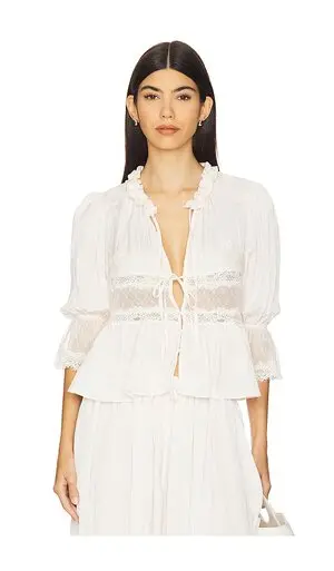 Women's Ruffled Bed Jackets