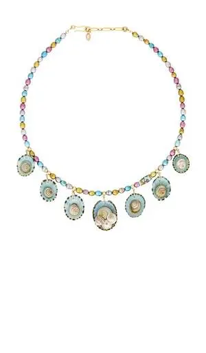 Brinker & Eliza St. Tropez Necklace - Shell & Pearl Multi