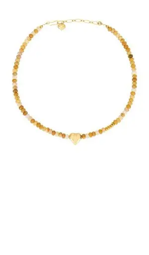 Brinker & Eliza Confetti Necklace - Yellow Jade