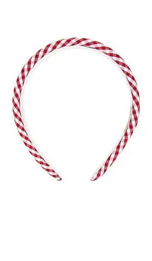EMI JAY Halo Headband - Cherry Gingham