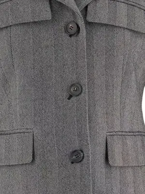 FERRAGAMO Herringbone Pattern Blazer