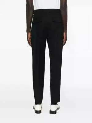 Jacquemus Pleated-front Trousers - Black