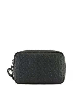 Armani Exchange Logo-embossed Wash Bag