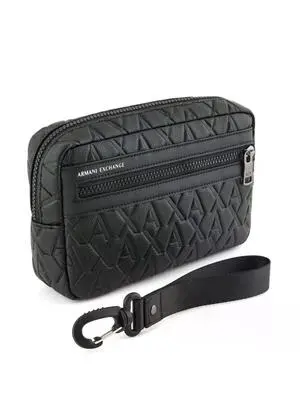 Armani Exchange Logo-embossed Wash Bag
