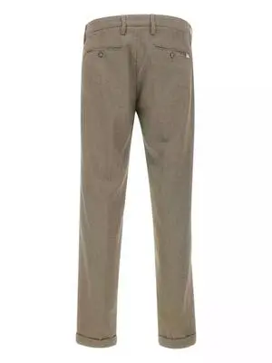 RE-HASH Houndstooth Cuffed-hem Trousers