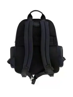 Emporio Armani Logo Patch Adjustable Backpack