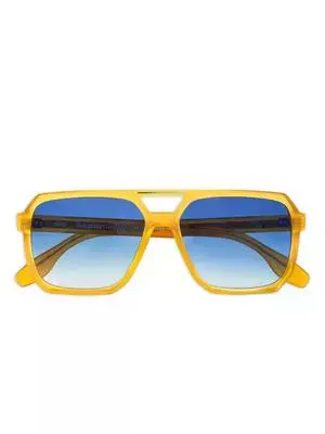 KADOR Pilot Frame Sunglasses - Yellow