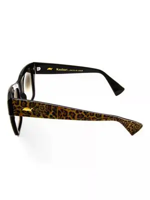 Kàdor Leopard-print Cat-eye Sunglasses - Brown