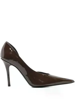 GIABORGHINI Barbara 100mm Pointed-toe Cut-out Pumps