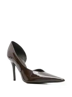 GIABORGHINI Barbara 100mm Pointed-toe Cut-out Pumps