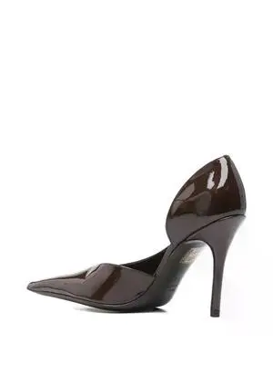GIABORGHINI Barbara 100mm Pointed-toe Cut-out Pumps