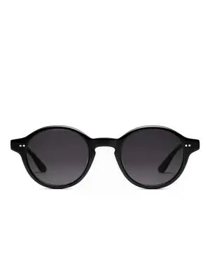 PETER AND MAY Round-frame Sunglasses - Black