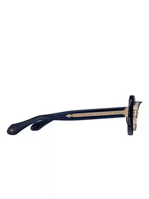 Matsuda Oval-frame Sunglasses With Gold-tone Details
