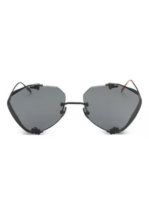 VYSEN EYEWEAR The Khoid Geometric-frame Sunglasses - Black