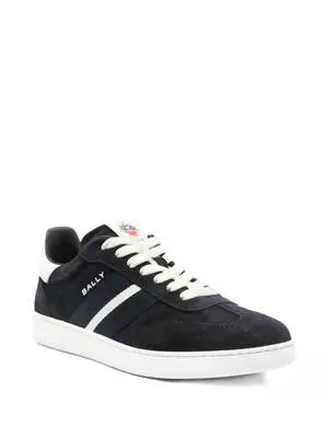 Bally Logo-print Suede Sneakers