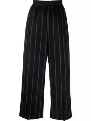 Stella McCartney Stitch Detailing Cropped Trousers