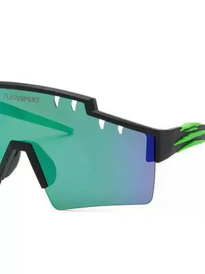 PLEIN SPORT Shield-frame Mirrored Sunglasses