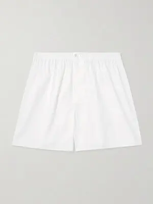 Zimmerli End-on-end Cotton Boxer Shorts - White