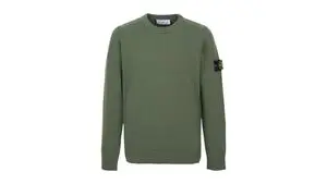 Stone Island Logo Sweater - Khaki