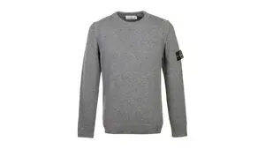 Stone Island Lambswool Crewneck Sweatshirt - Gray