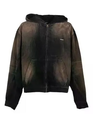 We11Done Corduroy Zip-up Hooded Jacket