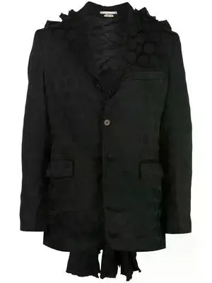 Comme Des Garçons Ruffle Detail Blazer