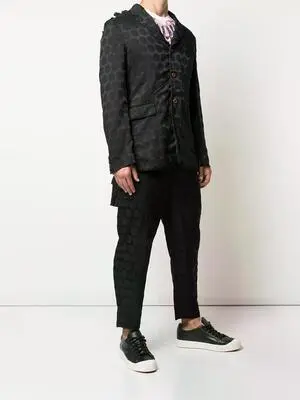 Comme Des Garçons Ruffle Detail Blazer