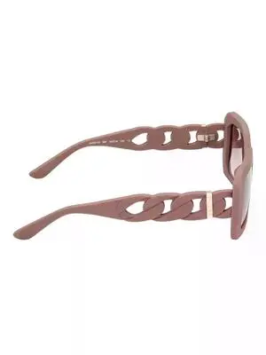 Guess Chain-embellished Rectangle Sunglasses