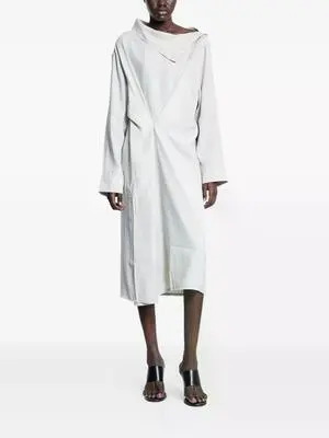 Studio Nicholson High-neck Draped Dress