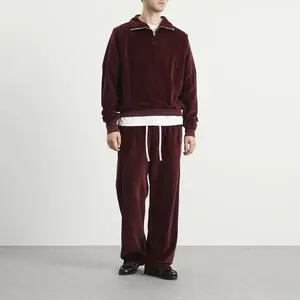 LES TIEN Velour Relaxed Pant