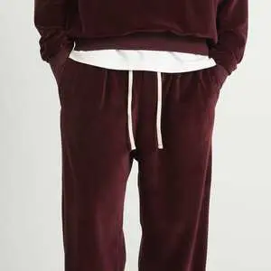 LES TIEN Velour Relaxed Pant