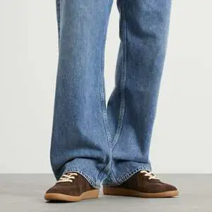 MAISON MARGIELA Replica Sneaker In Nappa Leather And Suede - Brown