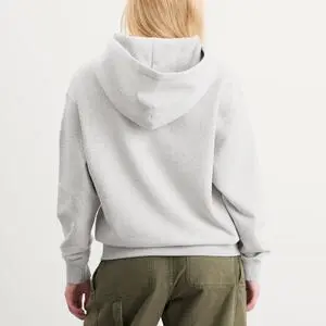 JIL SANDER Printed Cotton Jersey Hoodie - Grey