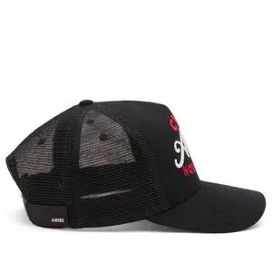 Amiri Club Trucker Hat - Black