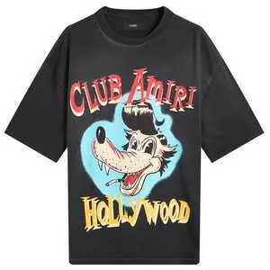 Amiri Club Wolf Oversized T-shirt