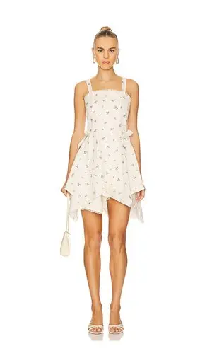 WeWoreWhat Handkerchief Mini Dress - Ivory