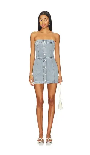 Amanda Uprichard Scorpio Skort Romper - Blue