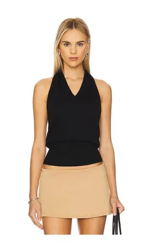GEEL Marcelo Halter Top - Black