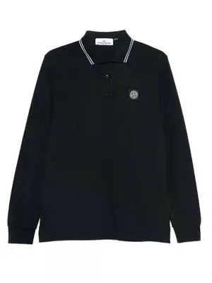 Stone Island Long-sleeve Polo Shirt - Blue