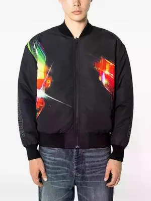 PLEASURES Graphic-print Reversible Bomber Jacket