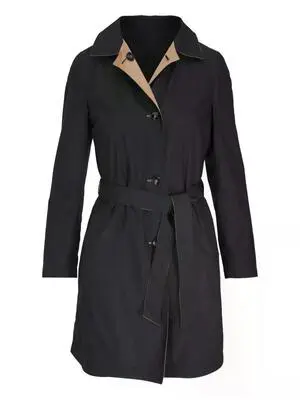 Kiton Belted Collared Coat