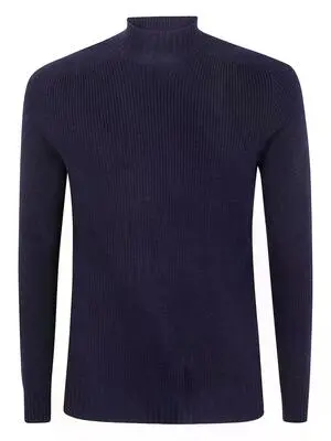 GRAN SASSO Ribbed High-neck Sweater