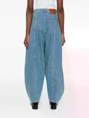 Viktor & Rolf Panelled Balloon-shaped Jeans - Blue
