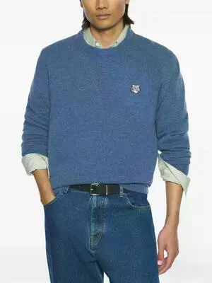 Maison Kitsuné Fox Head Wool Sweater