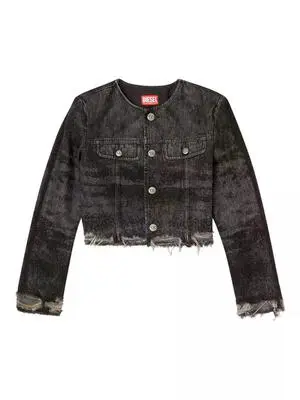 DIESEL Frayed-hem Denim Jacket