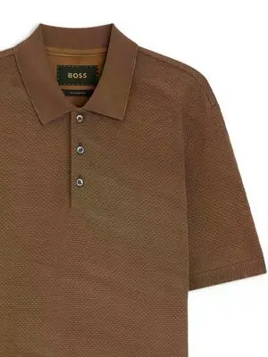 BOSS Textured Polo Shirt