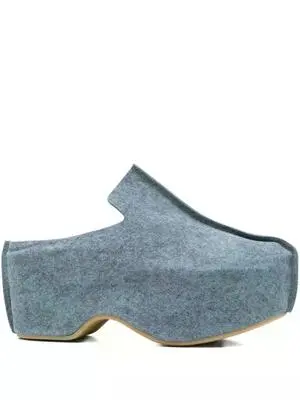 JW Anderson 75mm Platform Clogs - Blue