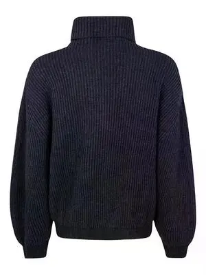SEMICOUTURE Casta Roll-neck Ribbed Sweater