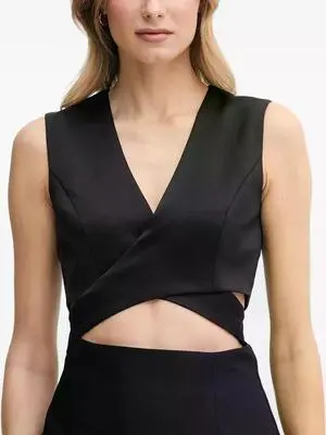 SANDRO FERRONE Cut-out V-neck Top